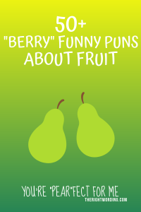 50+ Berry Funny Fruit Puns And Jokes To Make You Smile